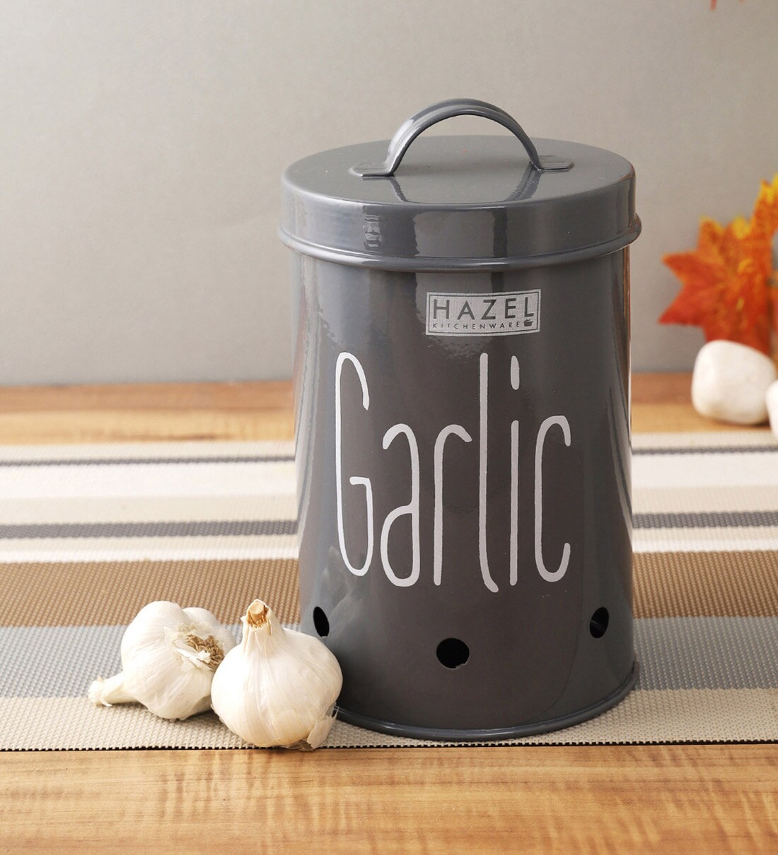 Buy Galvanized Steel 750 grams to 1 kg Grey Storage Container (Set of 2 ...