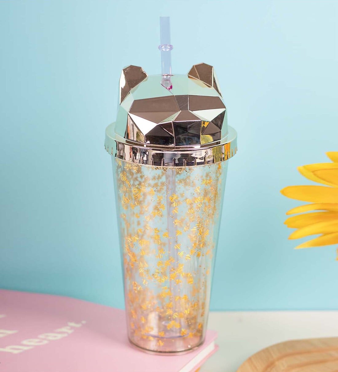 Buy Cat Ear 380ml Gold Sipper Online - Sippers - Sippers - Kitchen and ...