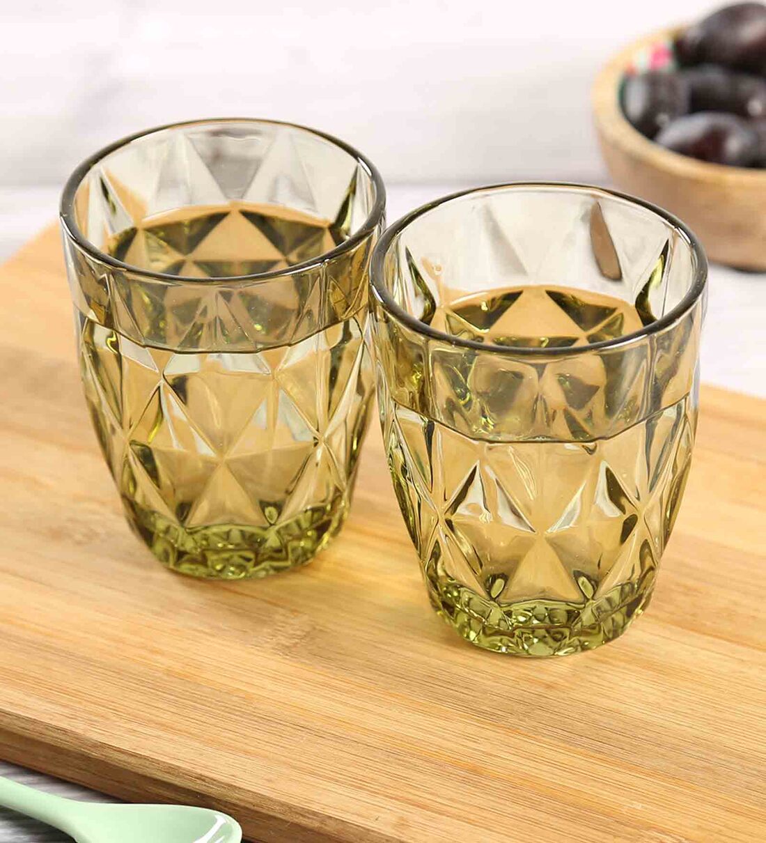Buy Green 250ml (Set of 2) Everyday Glass Online - Everyday Glasses ...