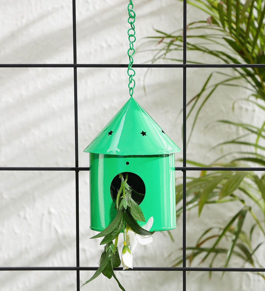 Buy Green Metal Round Hut Bird House by Green Girgit at 15% OFF by ...