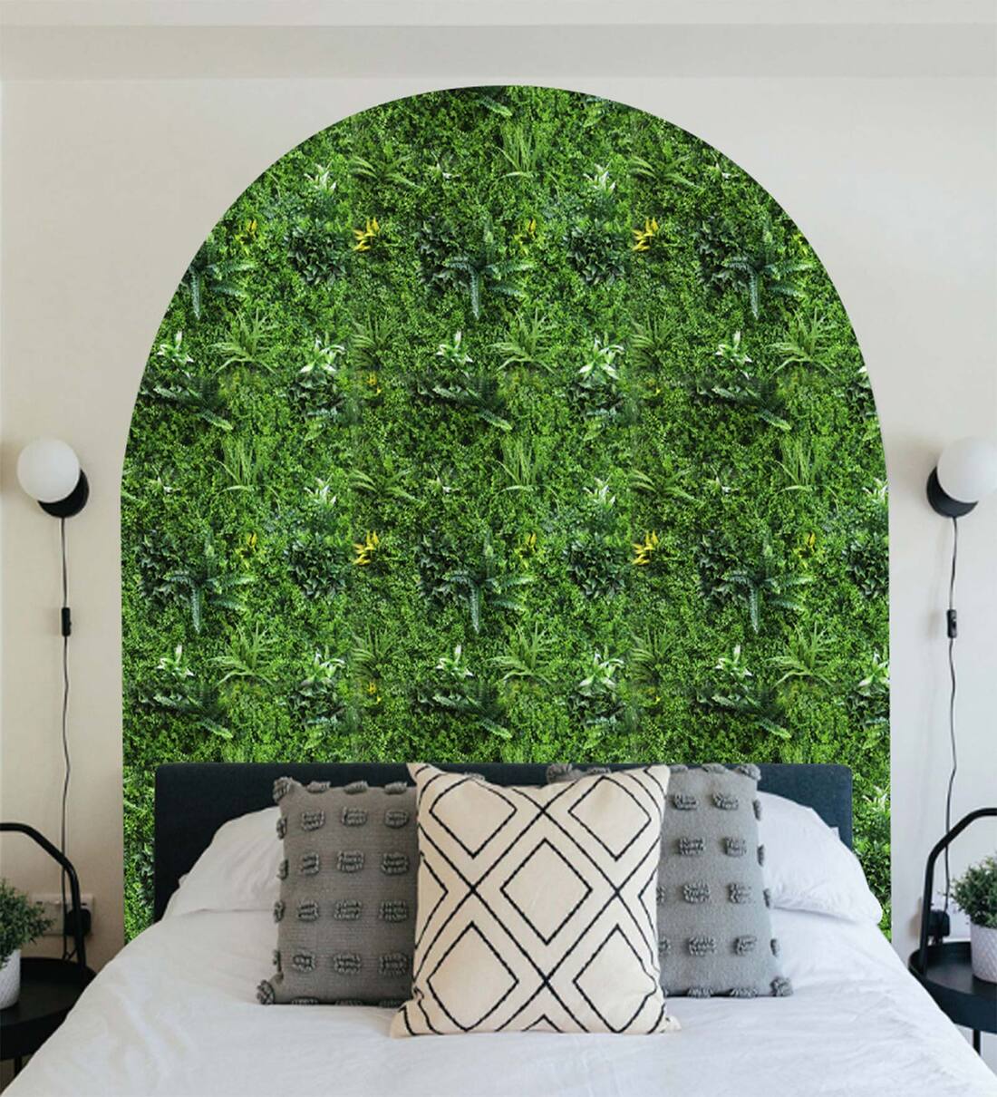 Buy Green PVC Vertical Artificial Wall Mat by Eturf at 43% OFF by ETurf ...