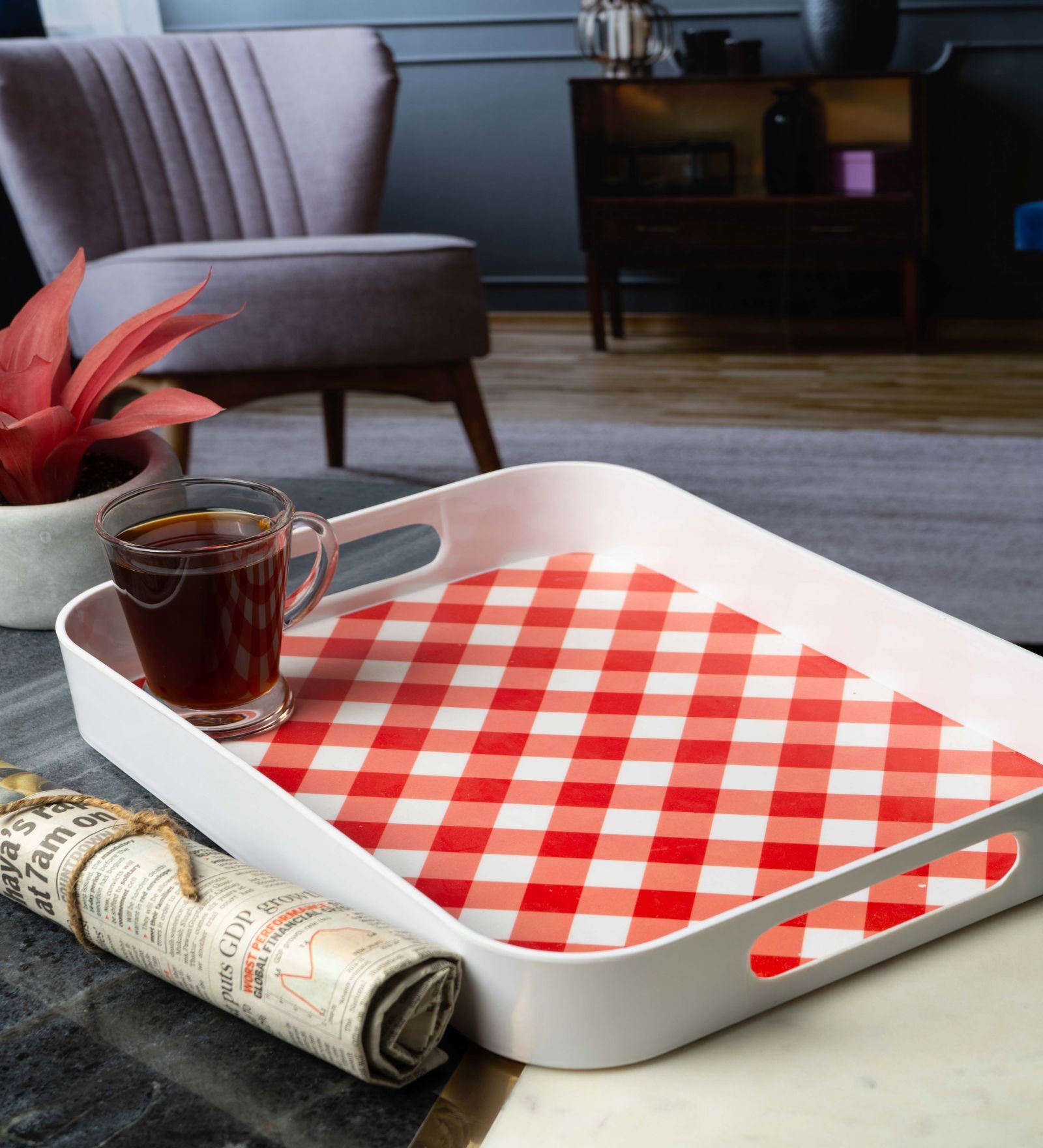 Buy Contemporary Porcelain Serving Tray by White Gold at 50% OFF by ...