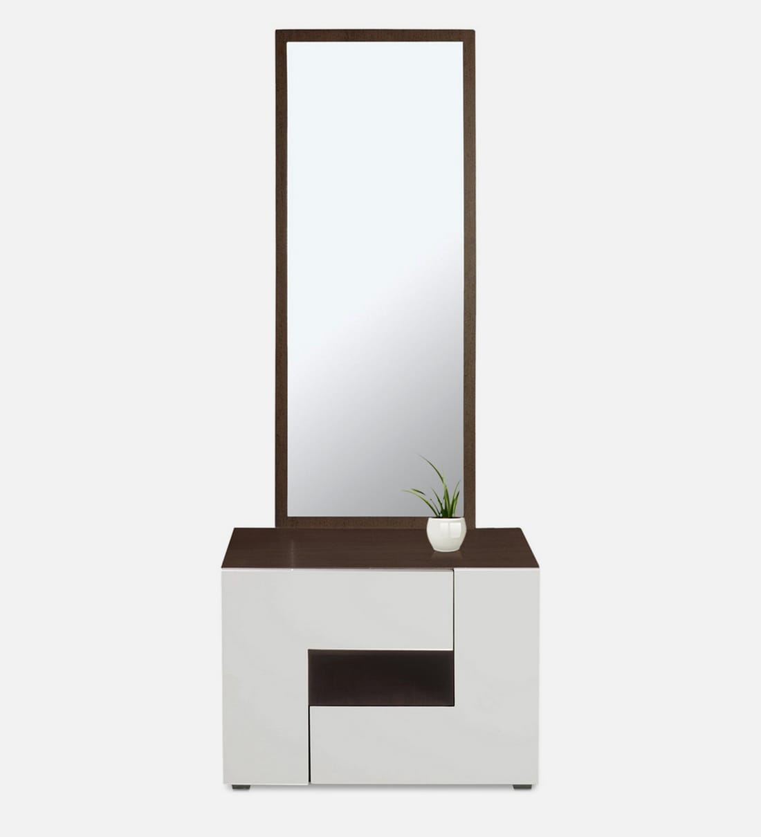 Buy Guardian Dressing Table in White & Walnut Finish at 76% OFF by ...