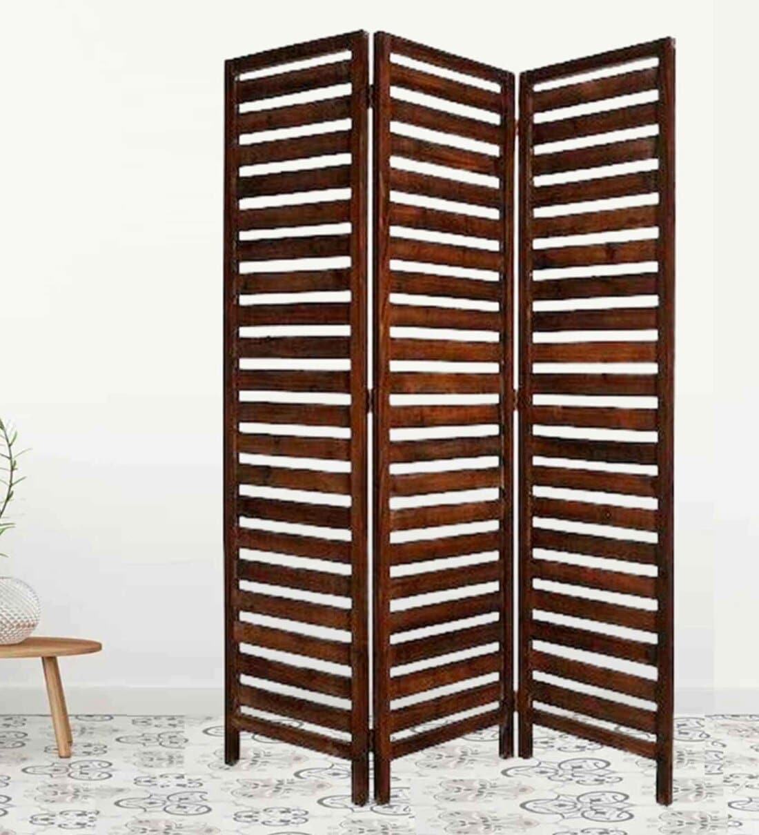 Buy Handcarved Mdf Yucca Room Divider Seprator Online - Folding Screen ...