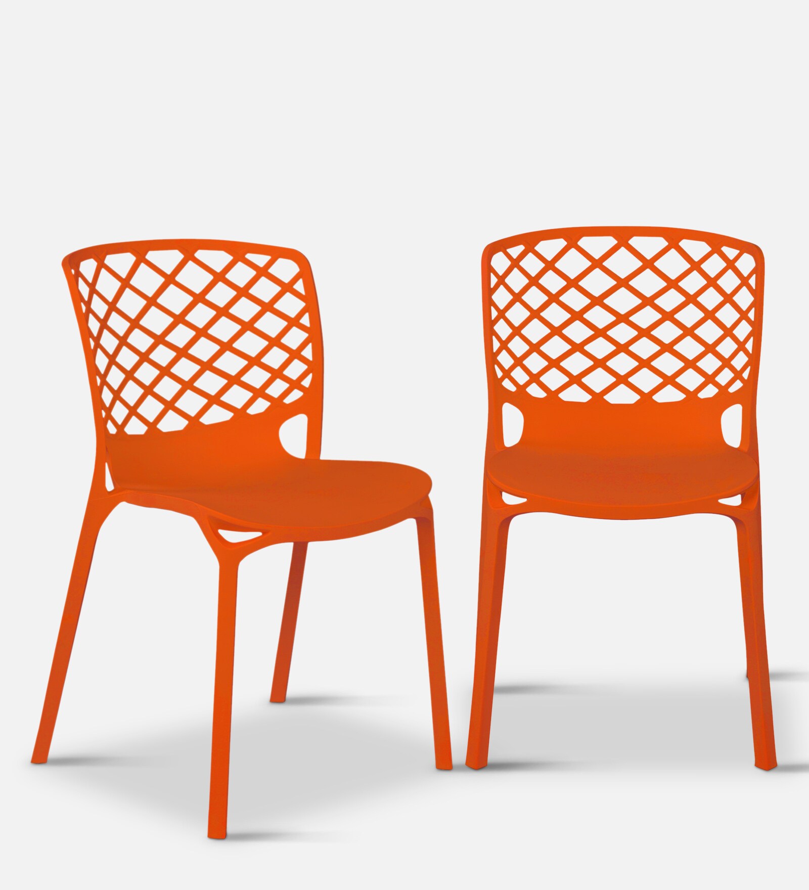Buy Ice Cafe Chair (Set of 2) in Orange Colour at 15% OFF by Decorative ...