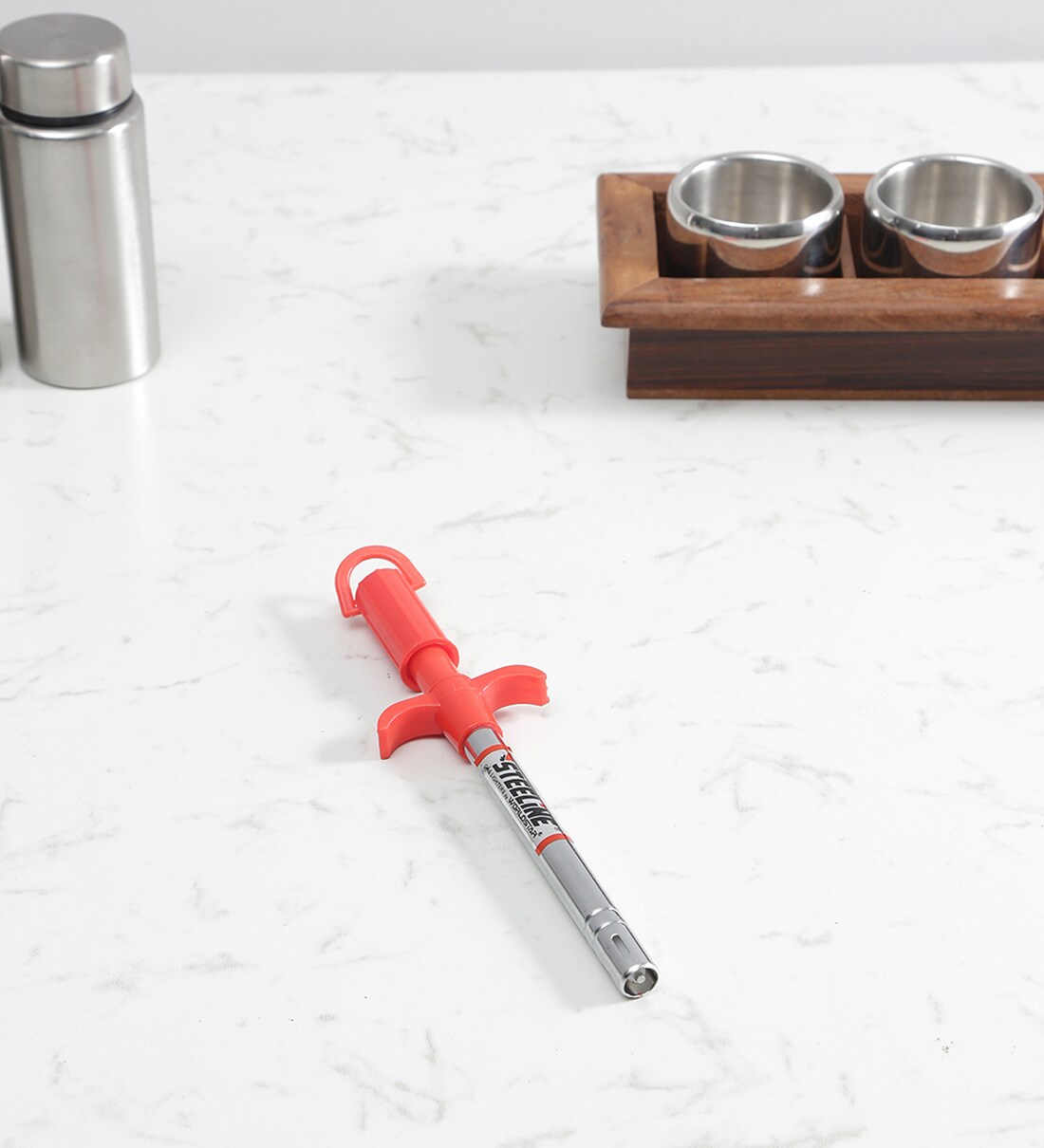 Buy Ignite Red Stainless Steel Gas Lighter at 51% OFF by STEELLINE ...