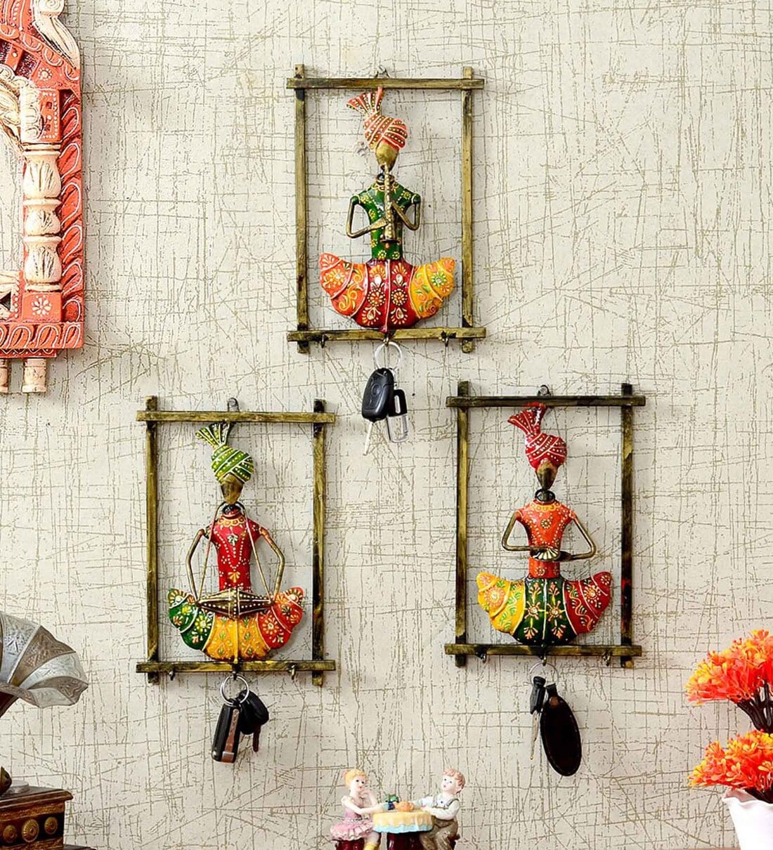 Buy Iron Decorative Musician Wall Frame Set Of 3 at 47% OFF by Craft ...