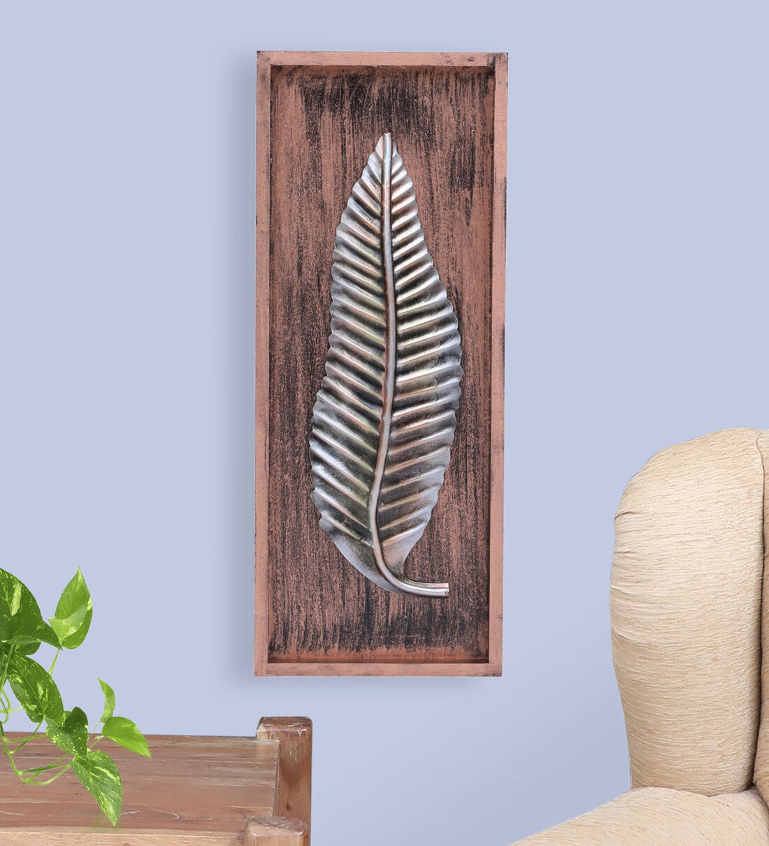 Buy Iron Tide Leaf Metal Wall Art at 57% OFF by Vedas | Pepperfry
