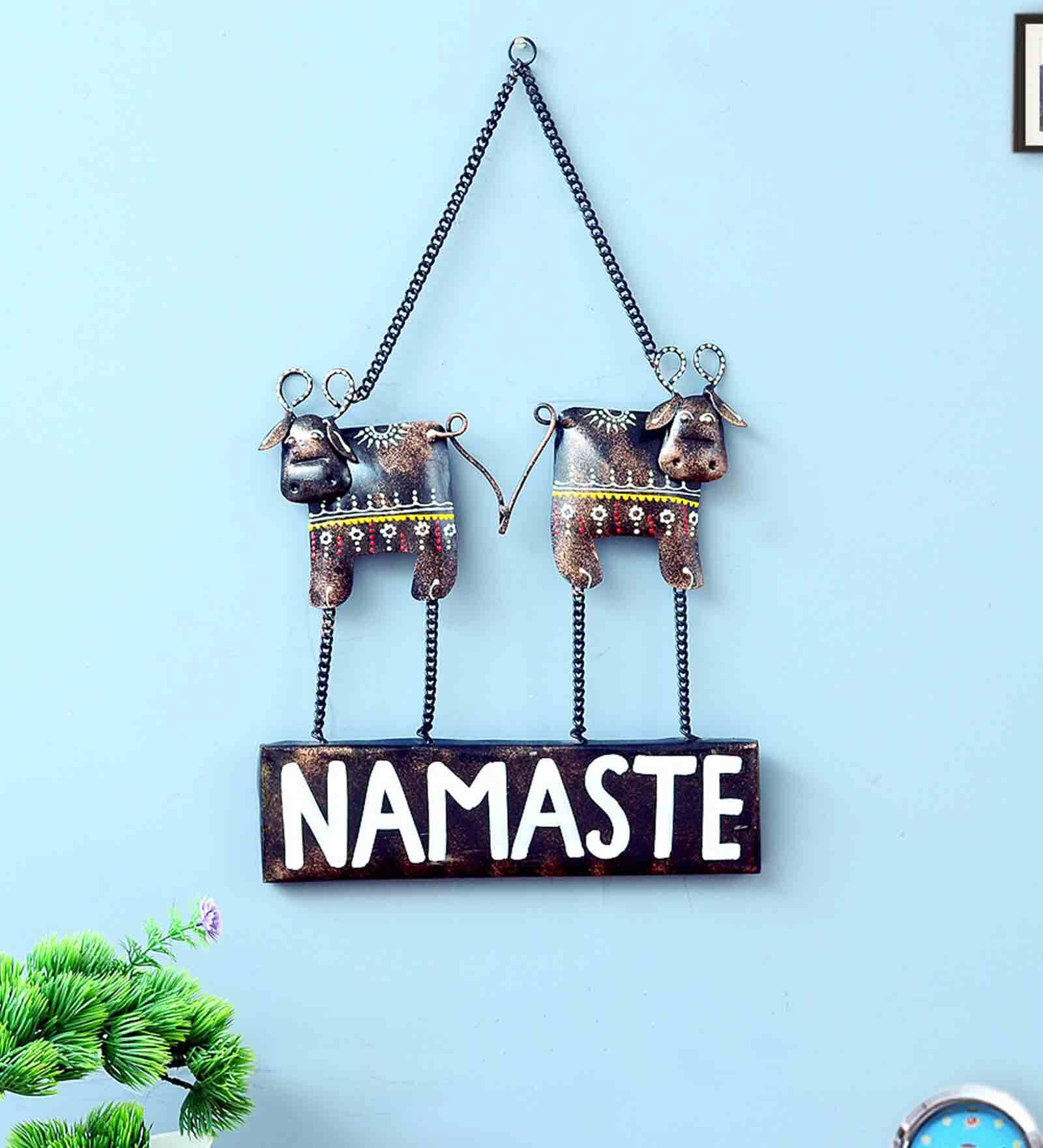 Buy Iron Modern Namaste Board Wall Art By Godeccor at 45% OFF by ...