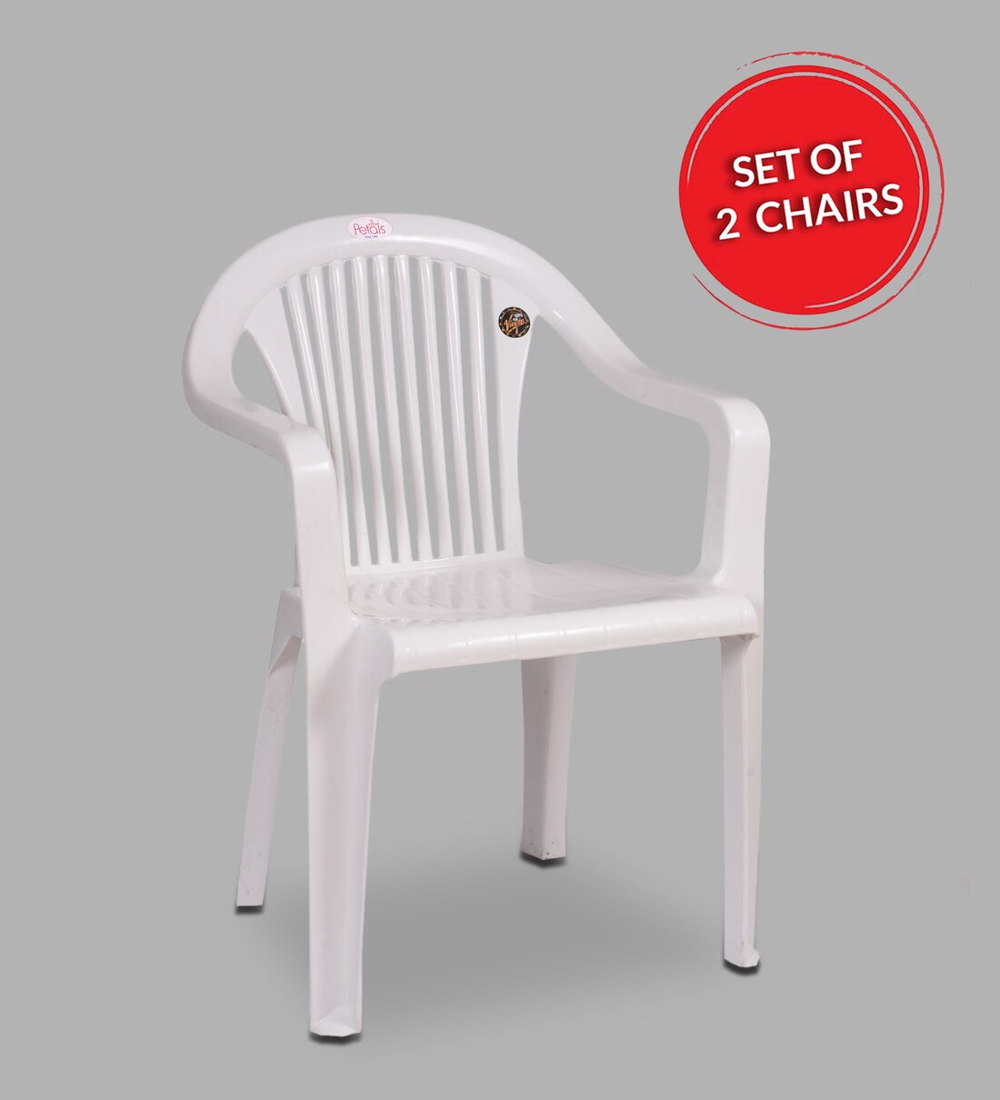 Buy Italino Plastic Chair in White Colour , (Set Of 2) at 24% OFF by ...