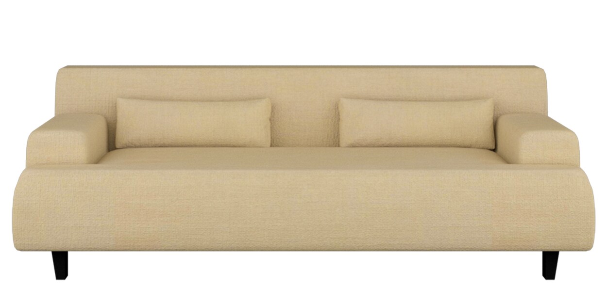 Buy Jay Fabric 3 Seater Sofa in Cream Colour at 23% OFF by Varanda ...