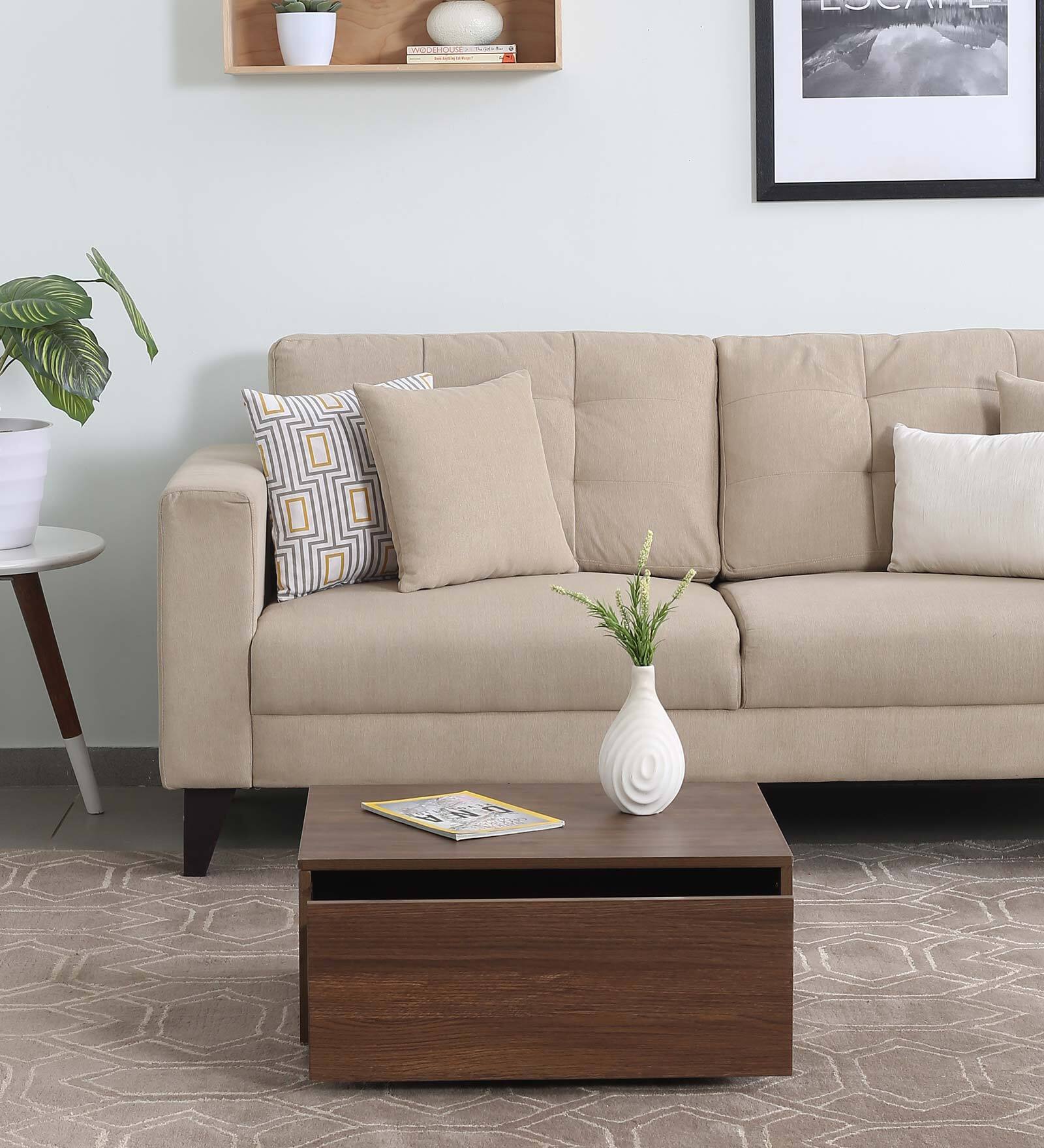 Buy Jacinta Coffee Table In Brown Colour With Storage at 17% OFF by Casacraft from Pepperfry ...