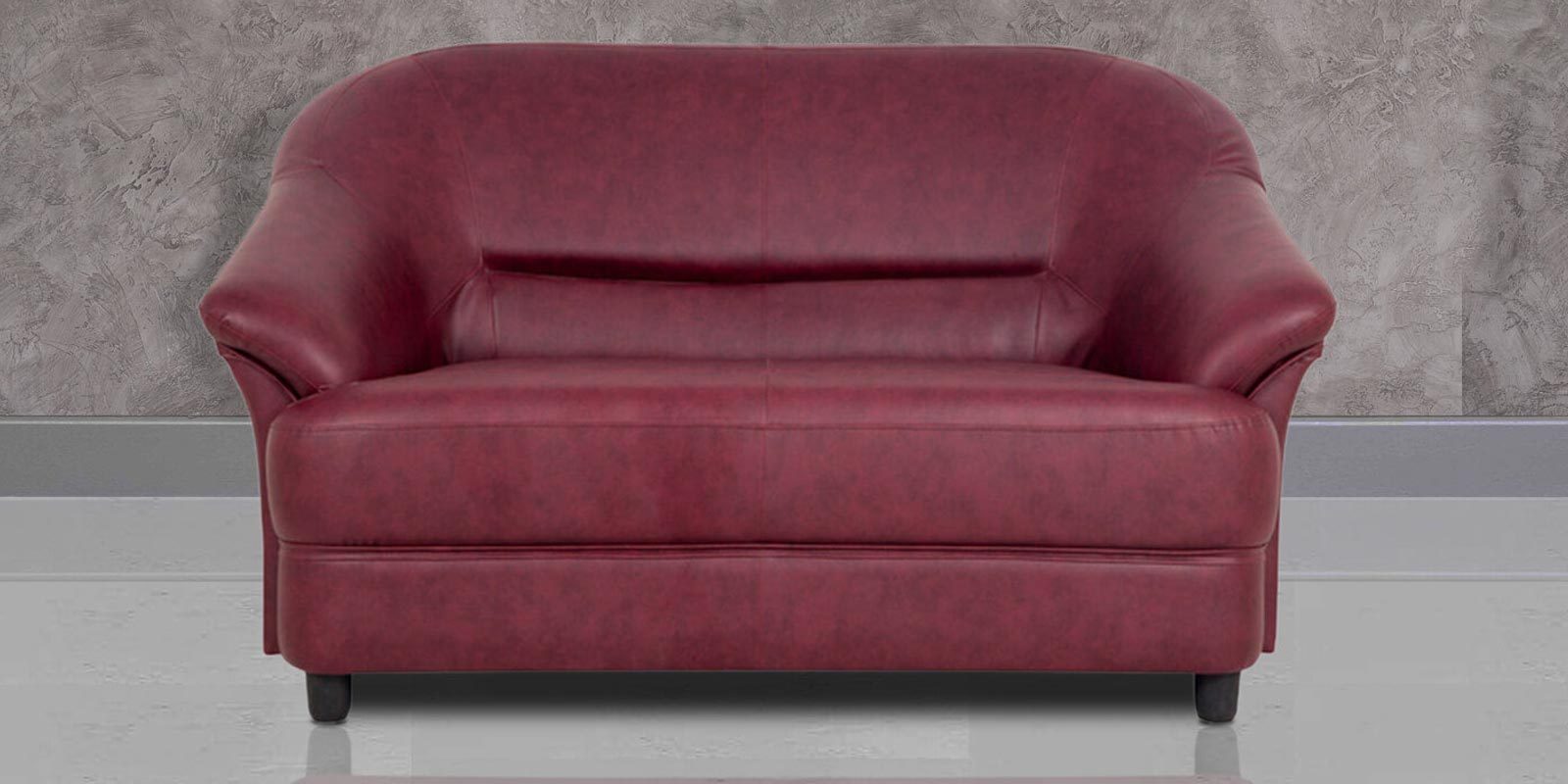 Buy Jennifer Two Seater Sofa in Maroon Colour by Urban Living Online ...