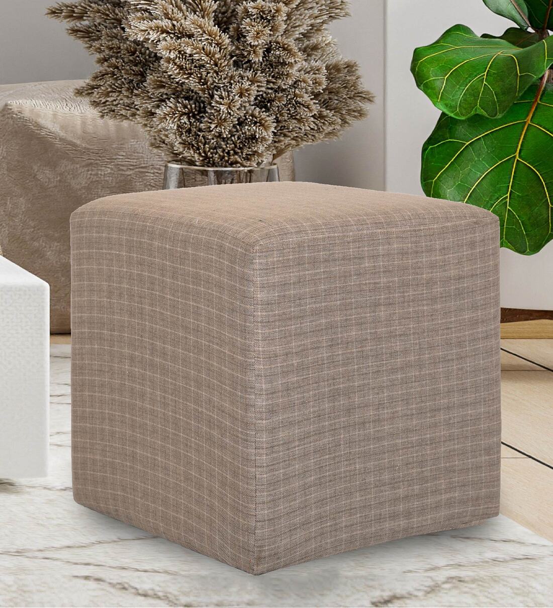 Buy Joan Pouffe In Beige Colour Online - Pouffes - Pouffes - Furniture ...