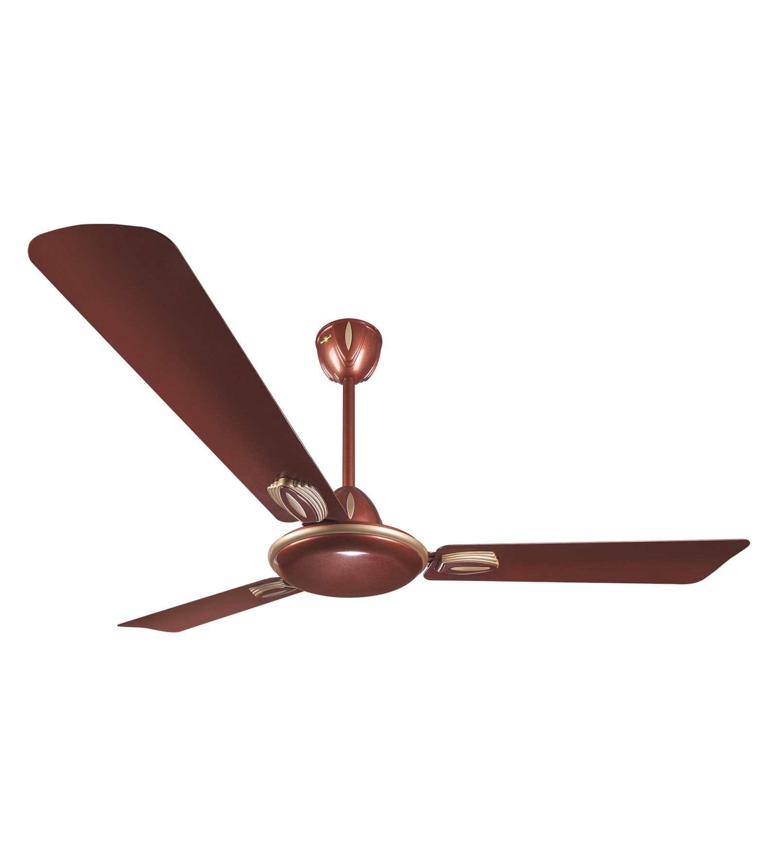 Buy Khaitan Oleo Twinkle Brown 1200 mm Ceiling Fan Online - Ceiling ...