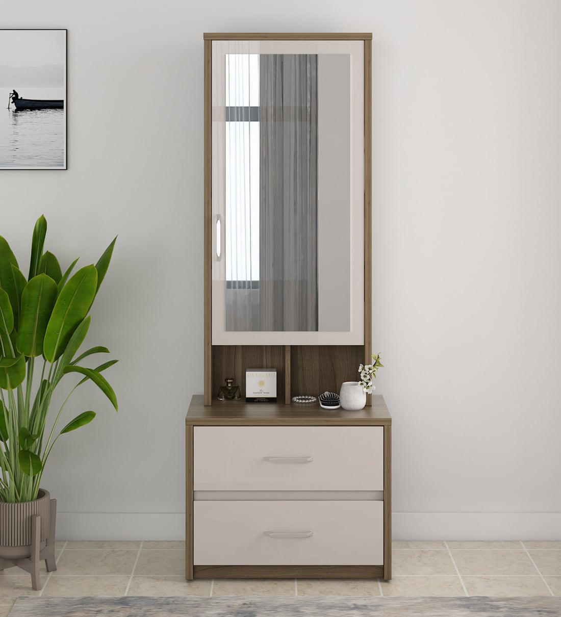 Buy Kosmo Nora Dresser in Lyon Walnut Finish at 26% OFF by Spacewood ...