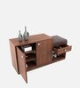 Buy Kutsu Shoe Rack with Seating in Natural Teak Finish Online - Shoe ...