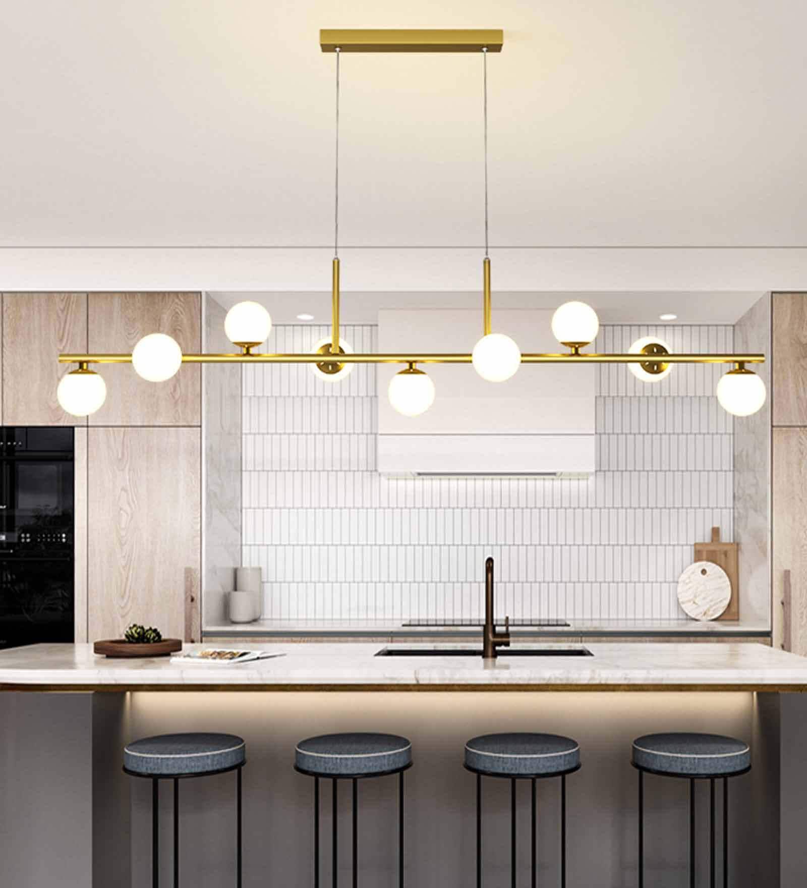 Buy Laurel Gold LED Smart Voice Assist Chandelier By Smartway Lightings ...