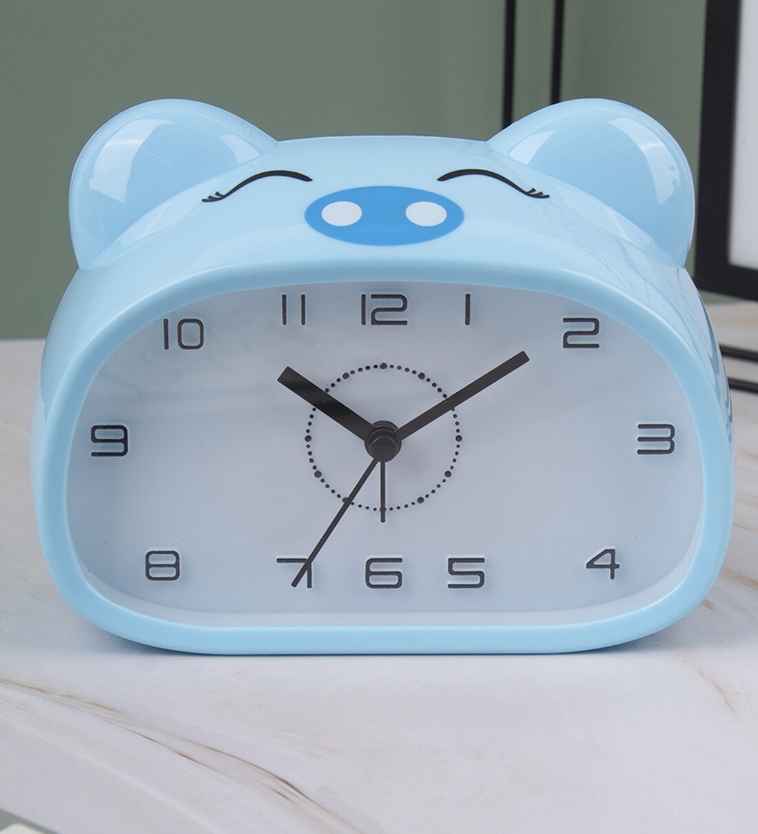 Buy Light Blue Alarm Table Clock by Market99 at 42% OFF by Market 99 ...