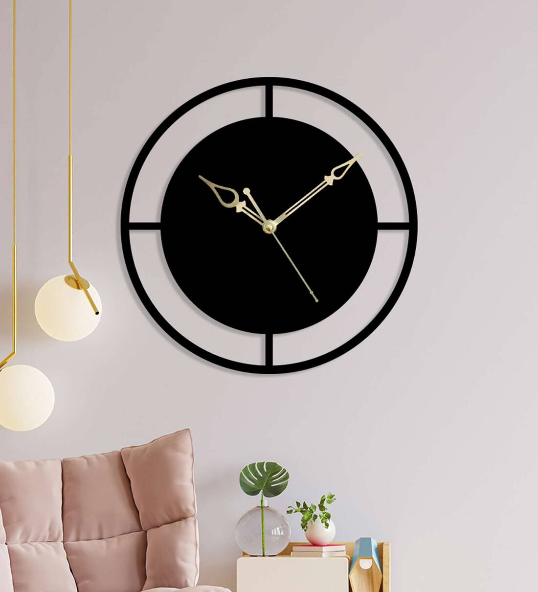 Buy Multicolour Metal Lovely Round Modern Wall Clock at 23% OFF by The ...