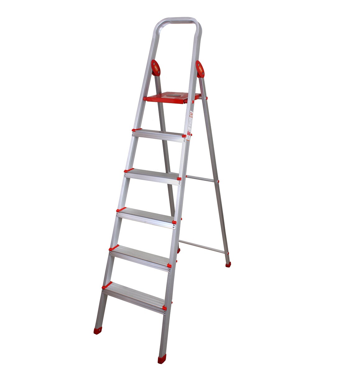 Buy 6 Steps 6.1 Ft Aluminium Step Ladder By Magna Online - Step Ladders ...