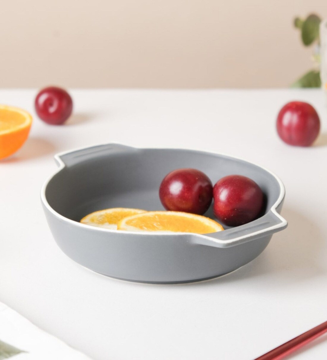 Buy Matte 400ml Grey Ceramic Bake & Serve Dish Online - Baking Dishes ...