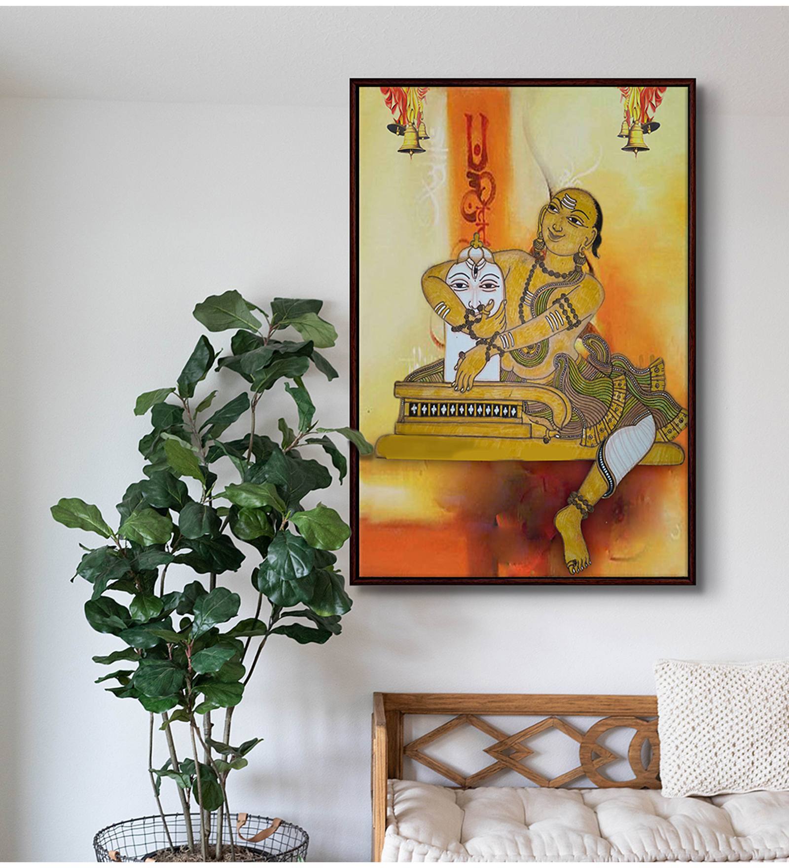 Buy Mahadev Wall Art Print With Frame at 100% OFF by 999Store | Pepperfry