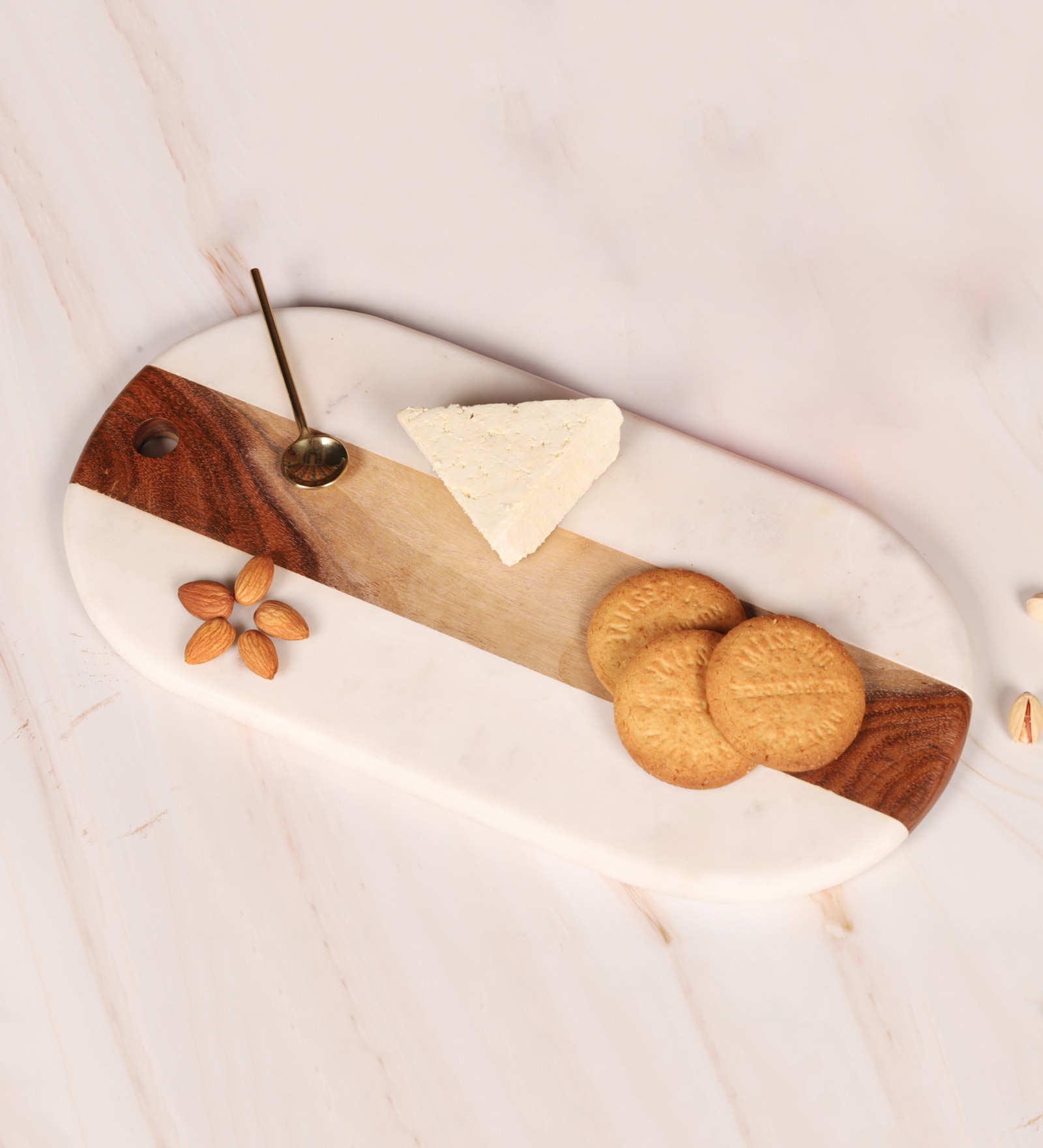 Buy Abstract White Marble Cheese Board at 45% OFF by Marbleous | Pepperfry