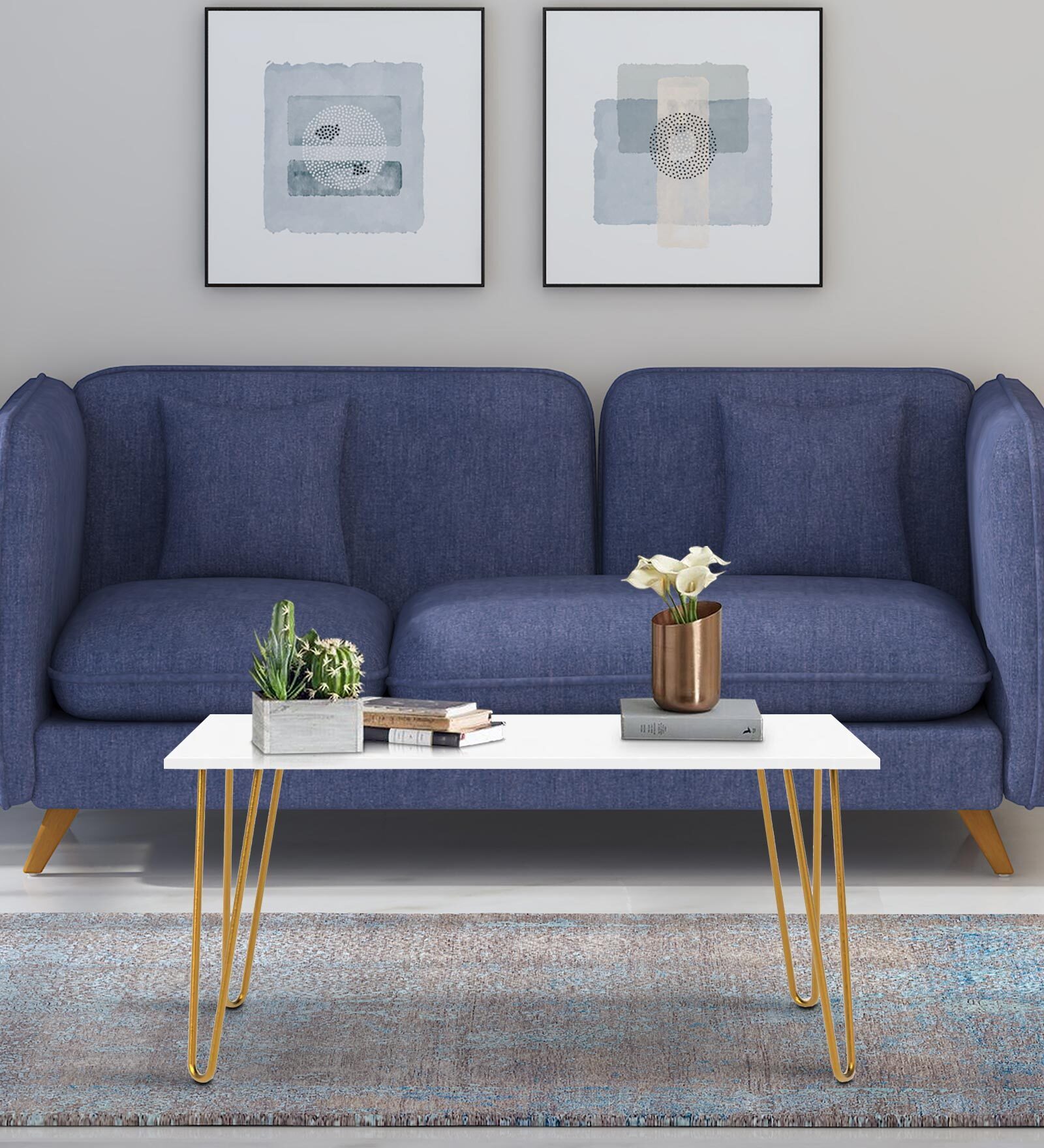 Buy Mayrite Rectangle Coffee Table in White Colour at 27% OFF by ...