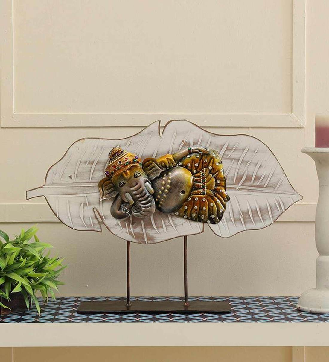 Buy Metal And Mdf Multicolour Spiritual Wall Art at 32% OFF by Malik ...