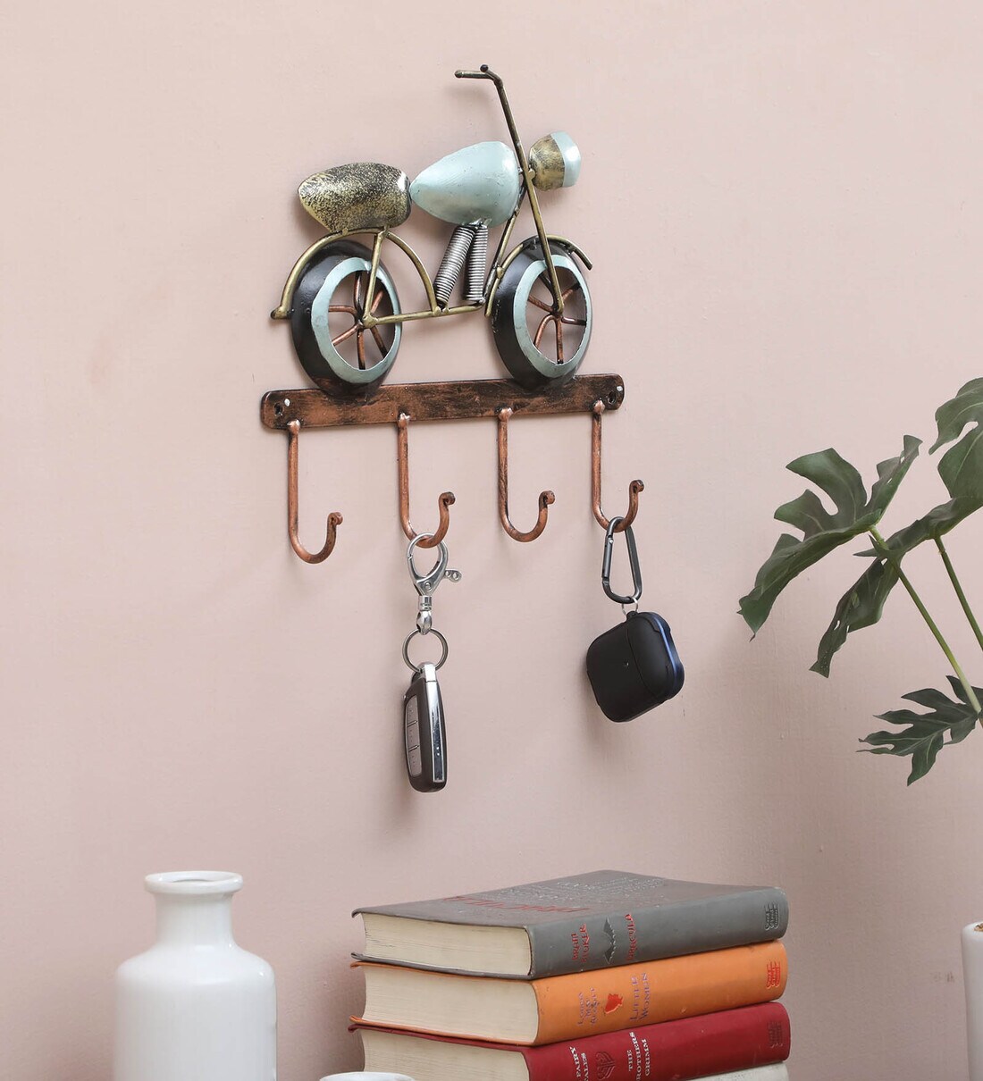 Buy Metal Multicolour Bike Keyholder By Padmavati Art Creations Online ...