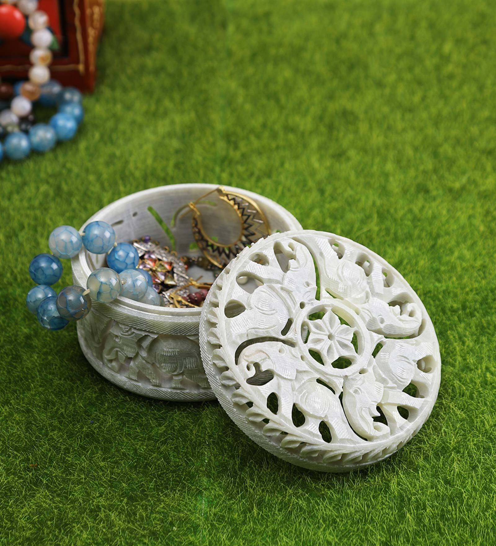 Buy Multicolour Soapstone Molly Mini Storage Jewellery Organiser Online ...