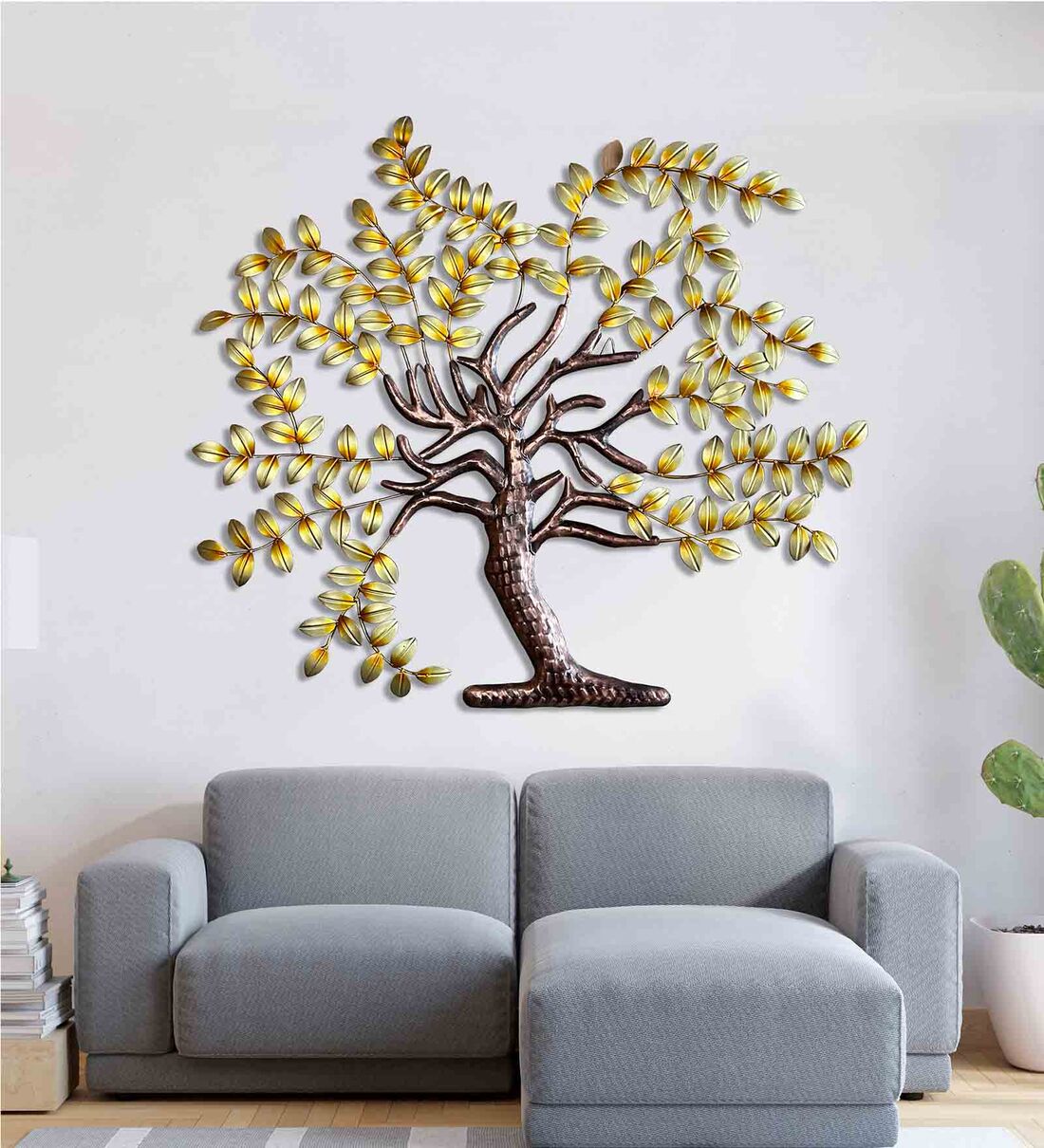 Buy Mono Tree Gold Metal Wall Art by Calibre Craft Company at 58% OFF ...