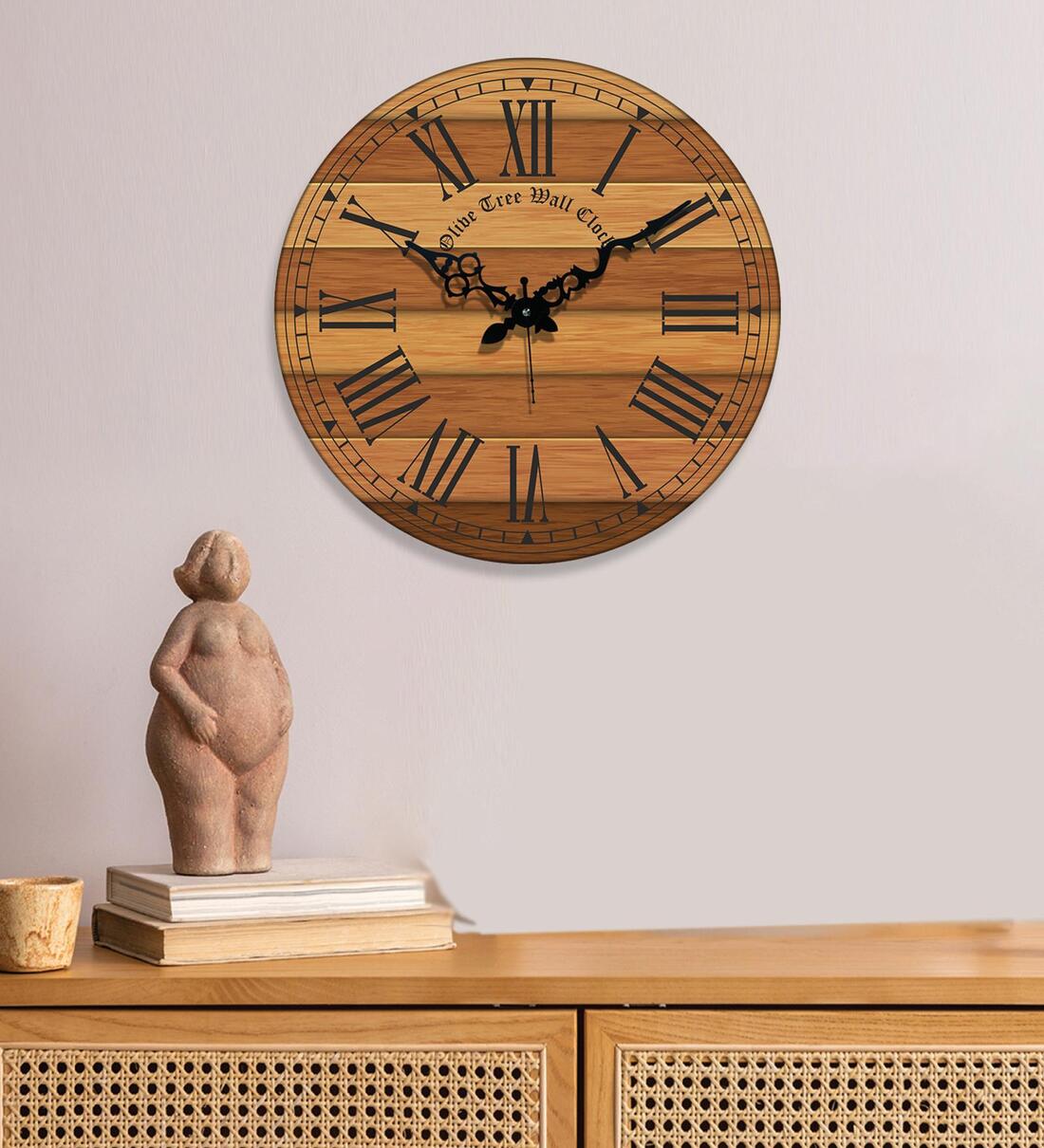 Buy Multicolour Engineered Wood Battery Operated Wall Clock at 60% OFF ...