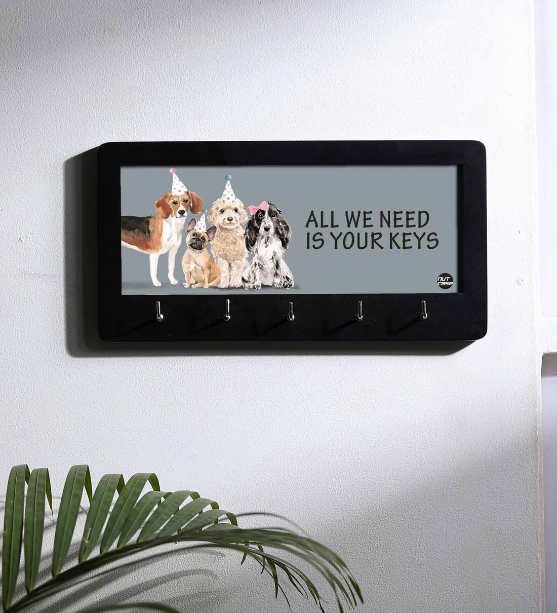 Buy Multicolour Mdf Key Holder With 5 Hooks By Nutcase at 26% OFF by ...