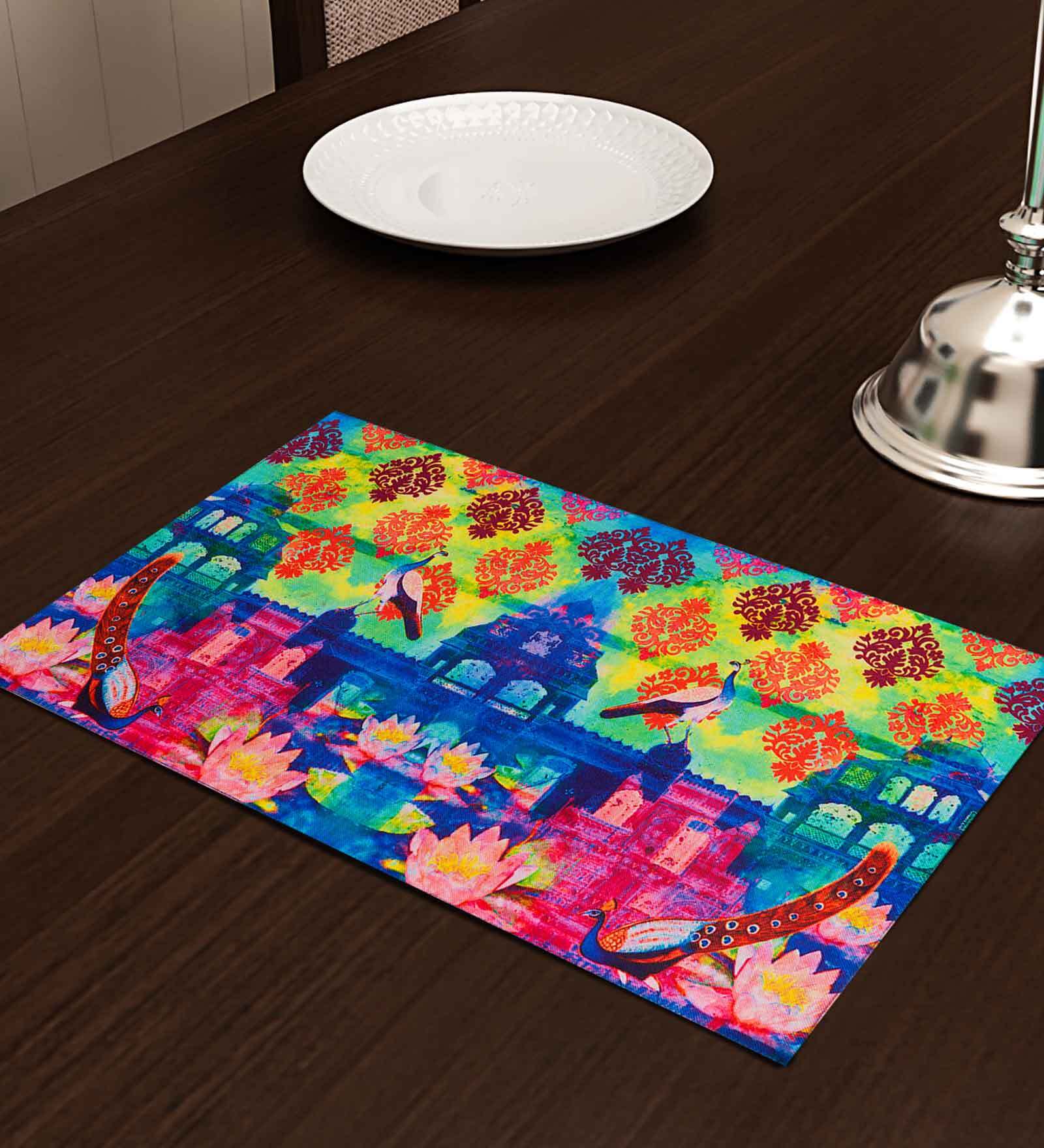 Buy Nolan (12x18) Multicolor Poly Cotton (Set of 6) Placemat at 76% OFF ...