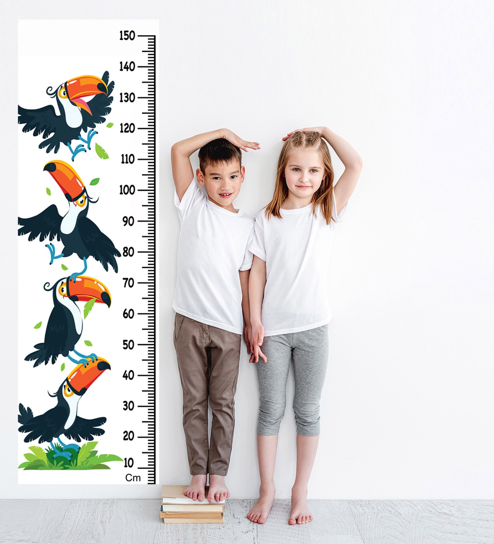 Buy Multicolour Vinyl Four Toucans Height Chart at 42% OFF by Wens ...