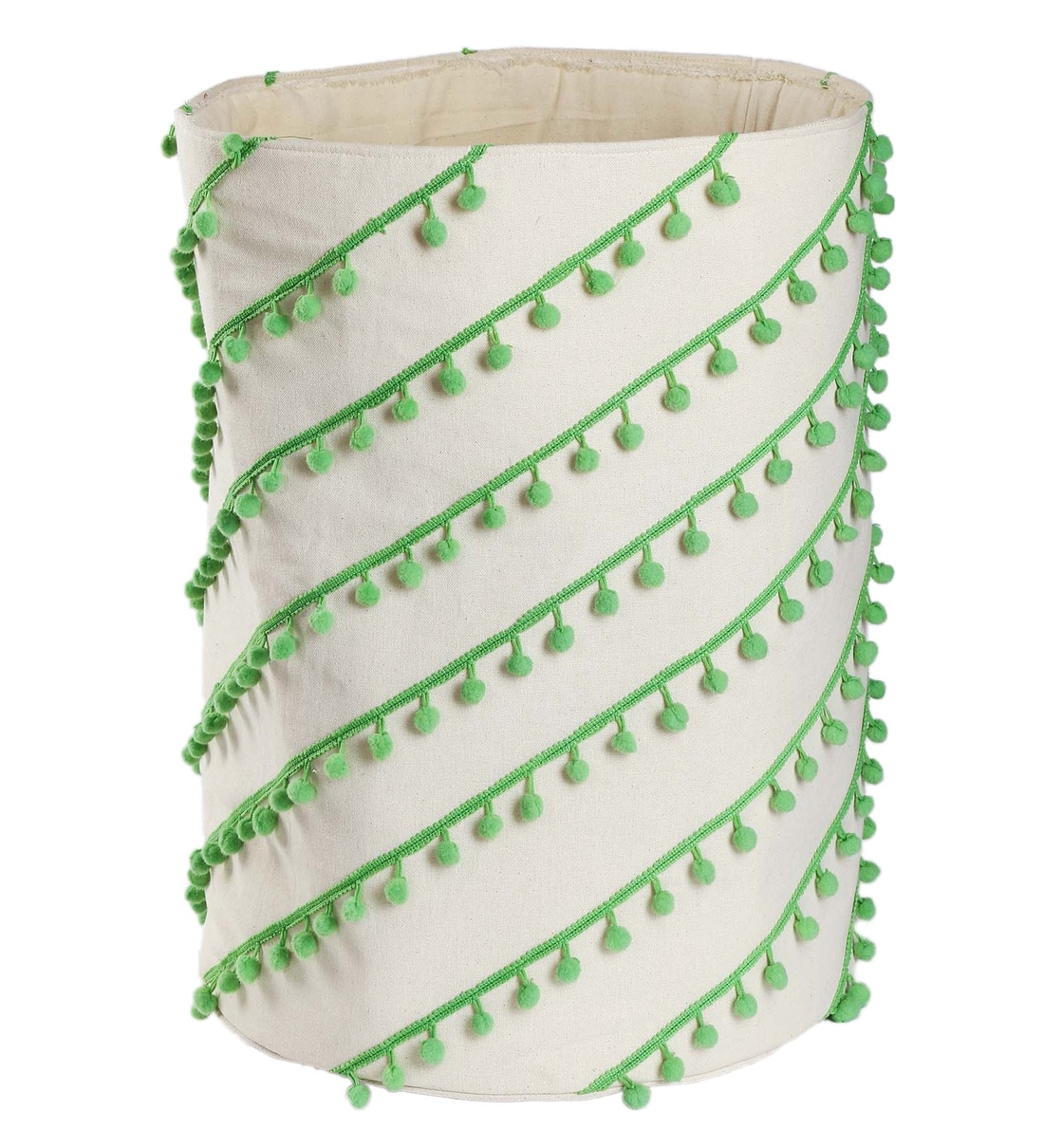 Buy Green Canvas Foldable 20 L Laundry Basket Online - Laundry Baskets ...
