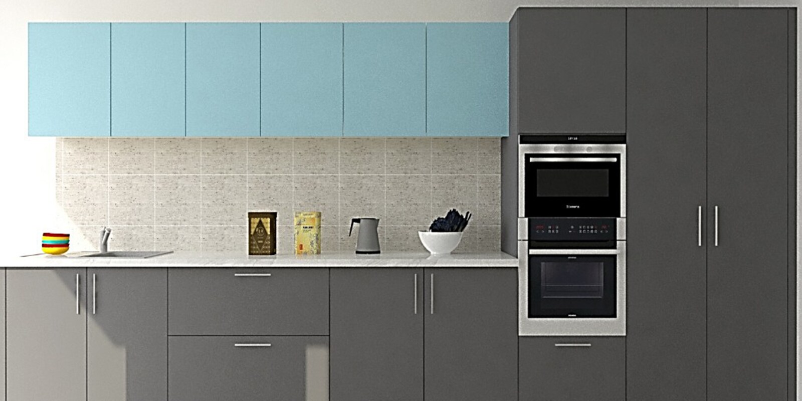 Buy Nadia Parallel Modular Kitchen Designed in MDF at 15% OFF by ...