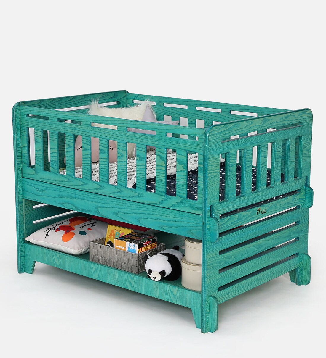 Buy Nest Crib in Green Colour Online - Cribs - Cribs - Furniture ...