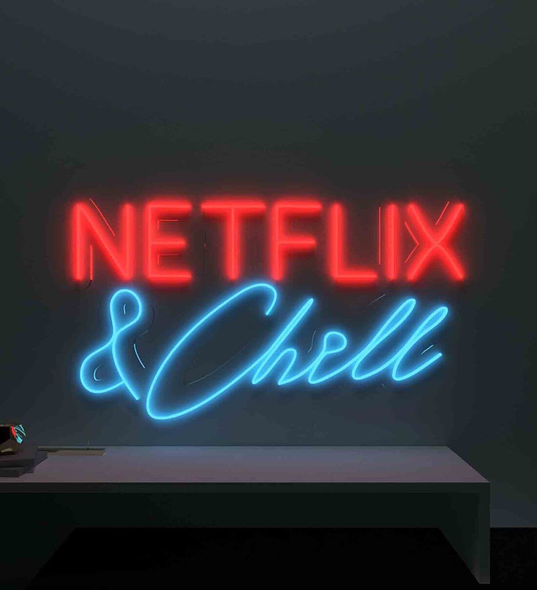 Buy Netflix & Chill Neon LED Light at 20% OFF by WallMantra | Pepperfry
