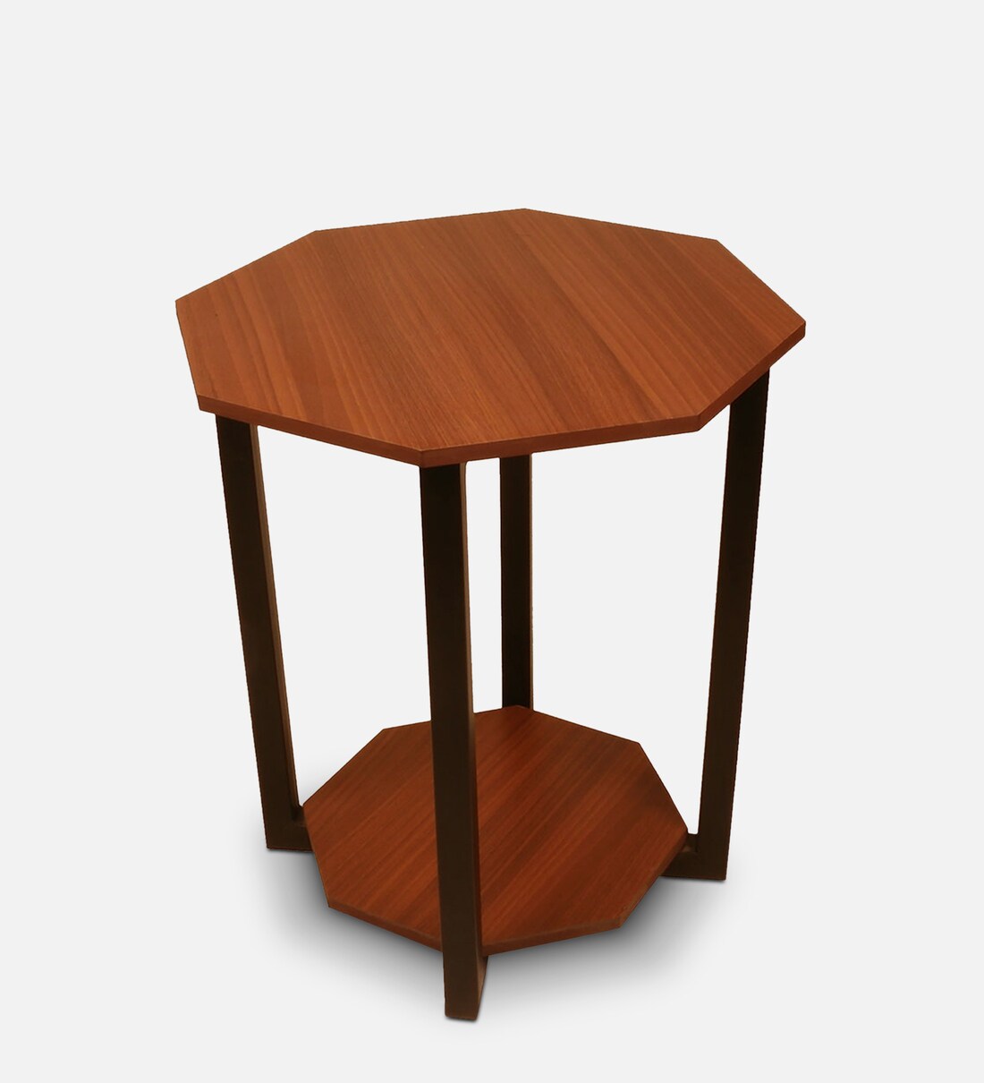 Buy Octagonal End Table in Brown Finish at 32% OFF by RayTrees | Pepperfry