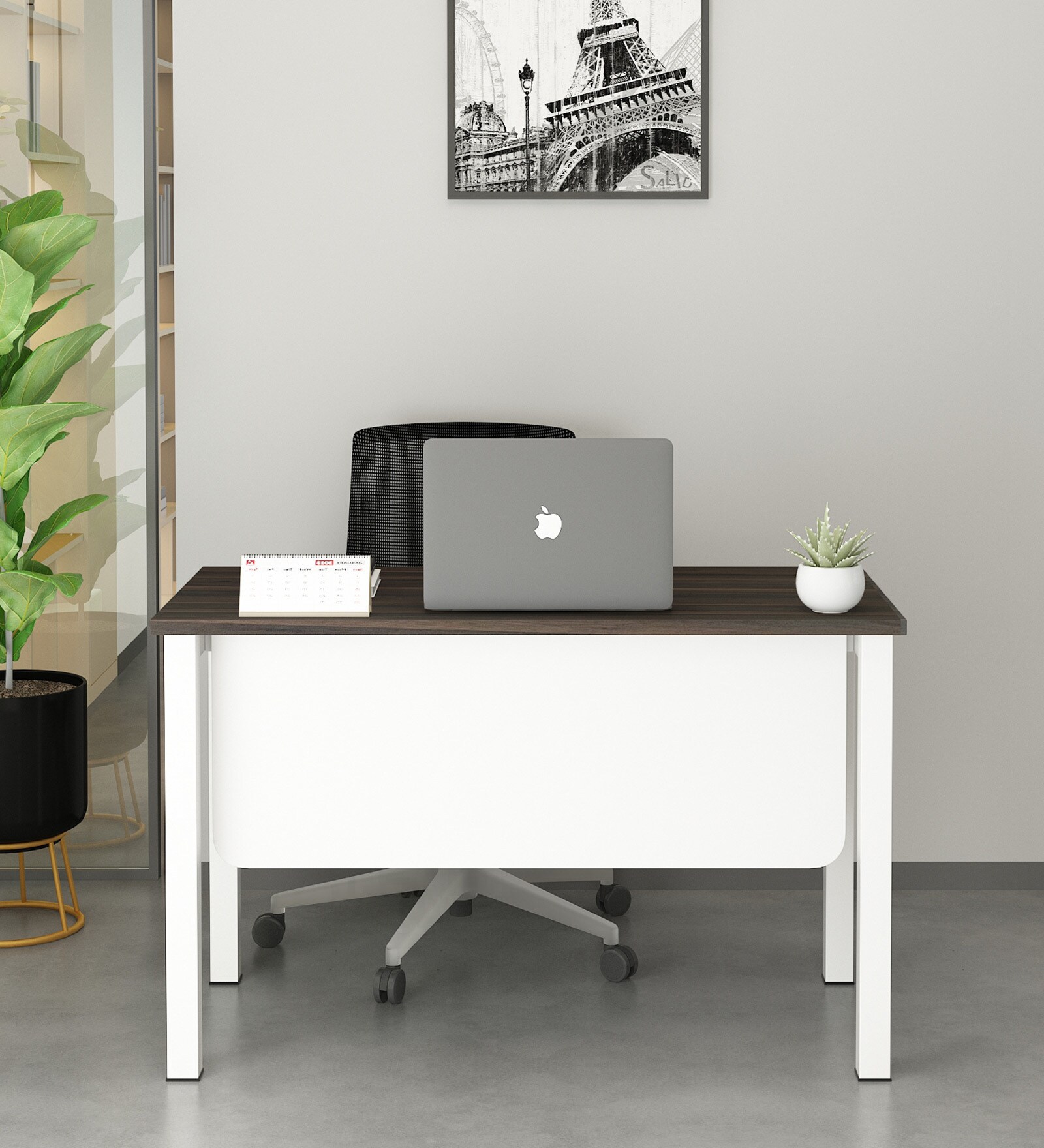 Buy Omega Work Station In Dark Oak & Light Oak Finish Online - Work ...