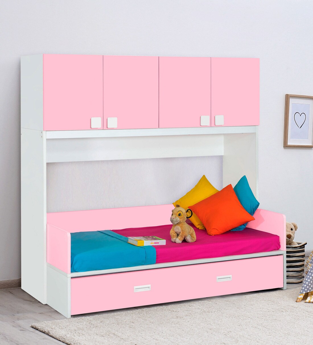 Buy Orlando Day Bed with Trundle in Pink at 11% OFF by Alex Daisy ...