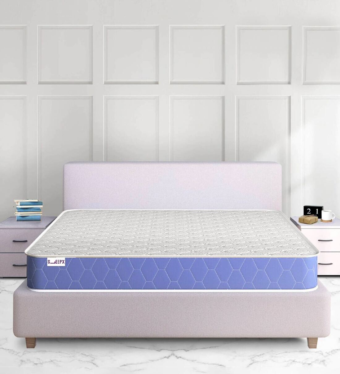 Buy Ortho Cool Gel Plus Quilted Memory Foam 5 inch Queen Size Mattress by SleepX at 100% OFF by ...