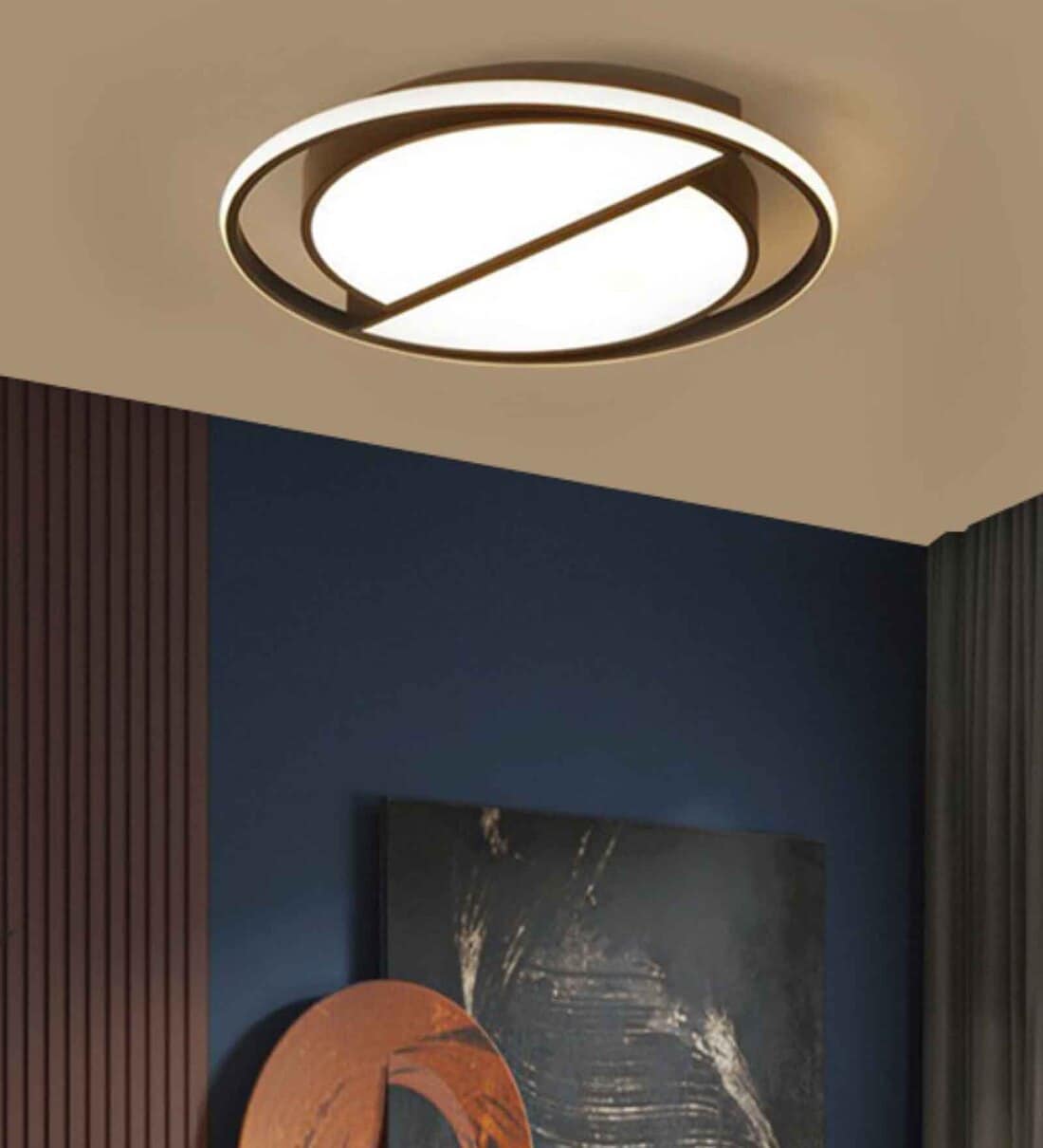 Buy Paragon Black LED Smart Voice Assist Chandelier by Smartway ...