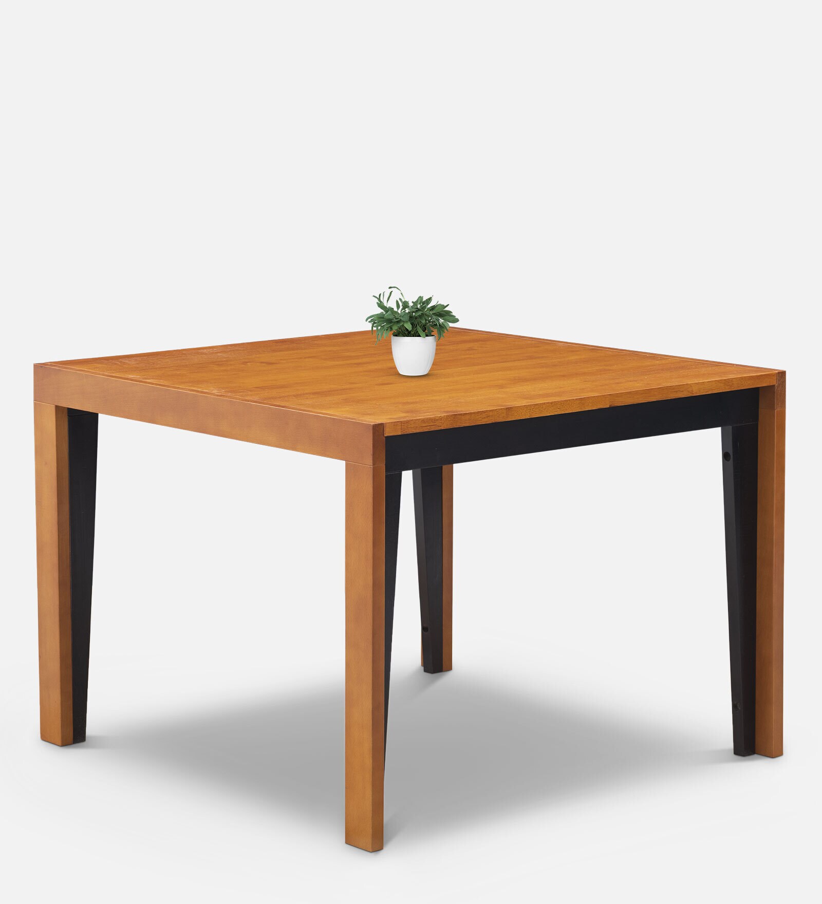 Buy Pico 4 Seater Dining Table in Dual Tone Finish by Furlenco Online ...