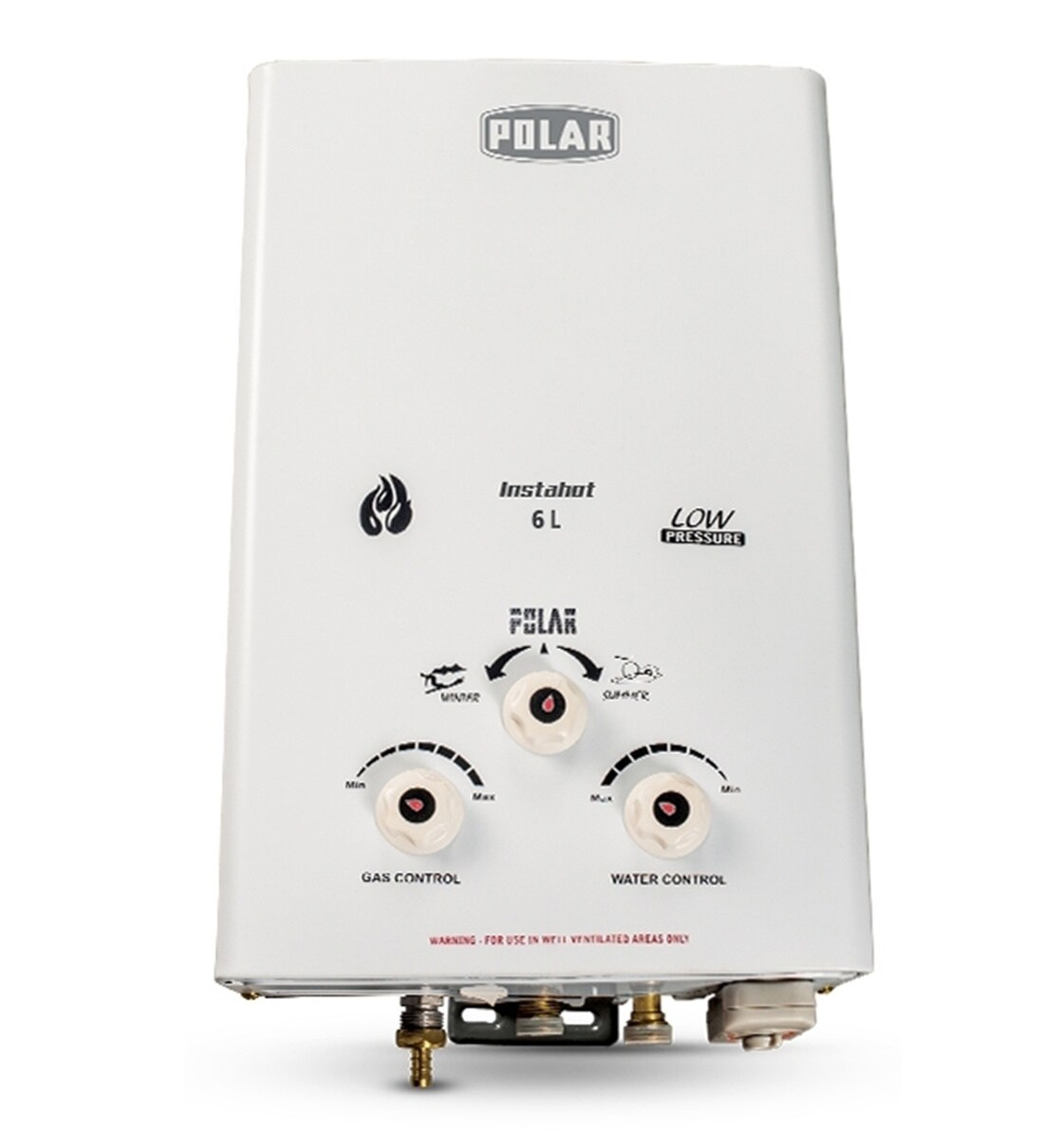 Buy Polar Instahot 6 Ltr Gas Geyser in White Colour Online - Water ...