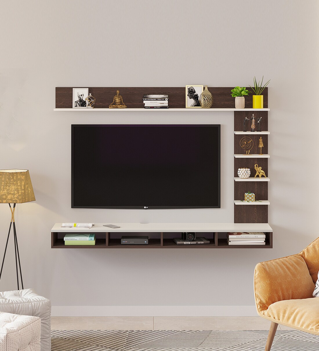 Buy Primax Plus TV Unit In Wenge Finish for TVs up to 50 \ at 23% OFF ...