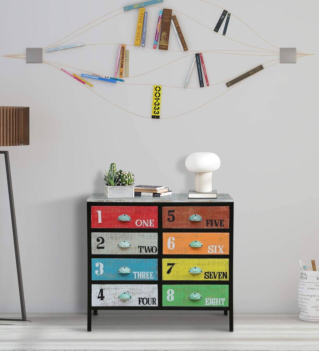 Buy Rainbow Solid Wood Multicolour Chest of Drawers at 30% OFF by ...